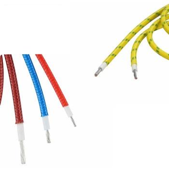 FT2 1/1.20mm 16AWG πλεγμένο καλώδιο UL3122 γυαλιού ινών