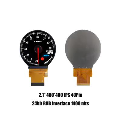 China 2.1 Inch High Brightness LCD Panel 480x480 TFT Display 1400 Cd/M2 for sale