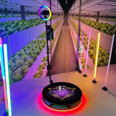 Cina Telefono basso nero video Ring Light automatico della cabina della foto da 360 gradi in vendita