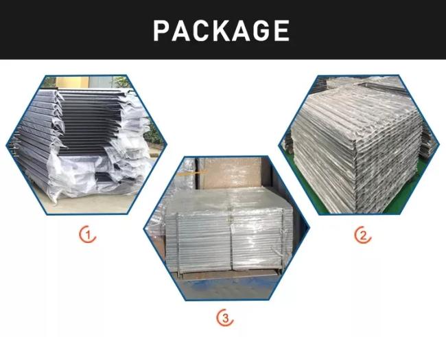 Tubular Fence Pressed Spear Top Security Steel Picket Garrison Fence