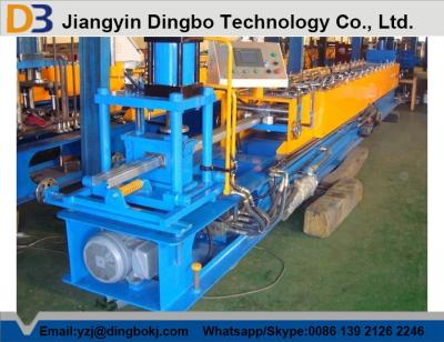 China Galvanized Steel Rack Roll Forming Machine , Shelving Box Beam Roll Forming Equipment for sale