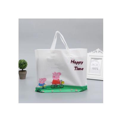 Cina Custom Printed Shock Resistance Restaurant Shopping Bag T-shirt Food Plastic Spike Out Bag in vendita