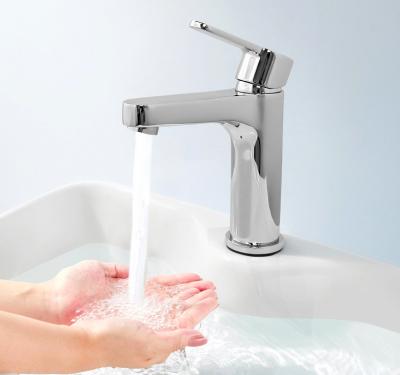 Cina One Hole Hot Cold Water Stainless Steel Basin Faucet 0.1 - 0.7MPa in vendita