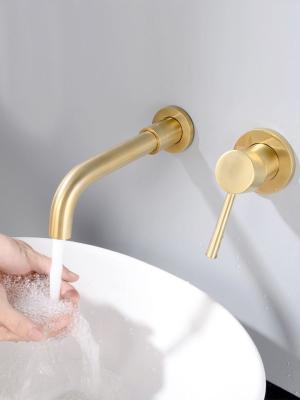 Cina Sporcizia del rubinetto della cucina celata oro di acciaio inossidabile dell'OEM resistente in vendita