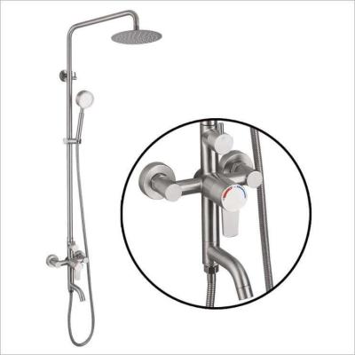 Cina Nessuna ruggine ha spazzolato il colore su misura rubinetti della doccia del bagno della parete in vendita