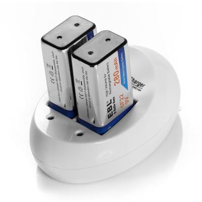 中国 EBL 6F22 9V NiMH/NiCd/李-イオン充電器、9v充電電池および充電器 販売のため