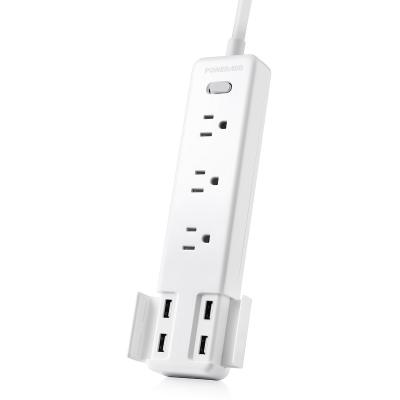 Cina Il tipo corrente elettrica degli Stati Uniti spoglia l'incavo di estensione delle porte USB dello sbocco 4 della protezione 3 dell'impulso in vendita