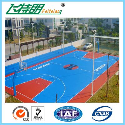 Cina Metta in mostra la pittura acrilica di pallacanestro/volano/campo da tennis della pavimentazione della corte in vendita