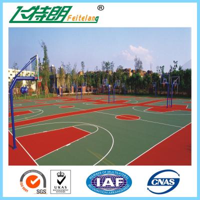 Cina Anti rivestimento di scivolo del campo da badminton della pavimentazione delle stuoie di gomma sintetiche del campo da giuoco in vendita