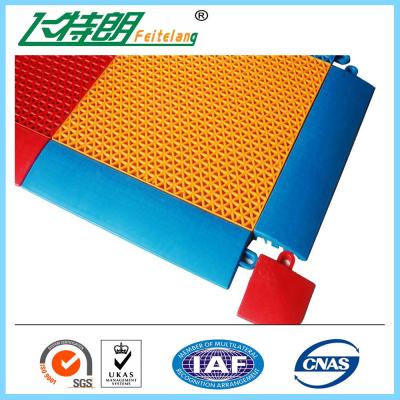 Cina Pavimentazione sintetica del campo da badminton/superficie di gomma all'aperto del campo da giuoco anti scivolo in vendita