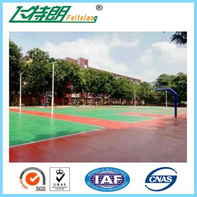 Cina Pavimento per qualsiasi tempo 3mm resistenti alla corrosione di sport della superficie durevole della corte in vendita