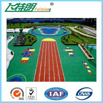 Cina Sport acrilici che pavimentano, granelli flessibili del campo da giuoco della gomma di alta elasticità EPDM in vendita