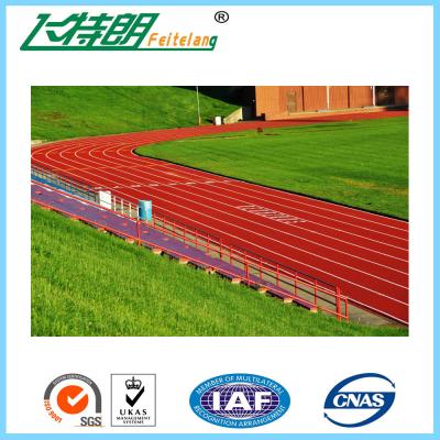 中国 トラック物質的なゴムを揺する屋外スポーツは自己結合型ISO IAF SGSを追跡します 販売のため