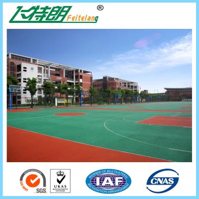 Cina Pittura di gomma dell'attrezzatura del pavimento di sport della pavimentazione antiscorrimento della corte per il campo da giuoco dell'interno del campo da badminton in vendita