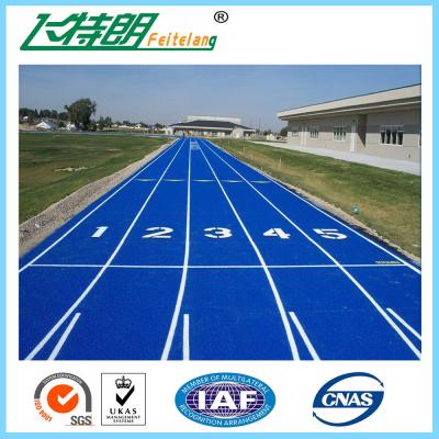 中国 多彩なスポーツ運動連続したトラック表面物質的で完全な PU 13 の MM 販売のため