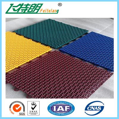 Cina I multi sport di collegamento usati che pavimentano il campo da giuoco di gomma piastrella il polipropilene in vendita