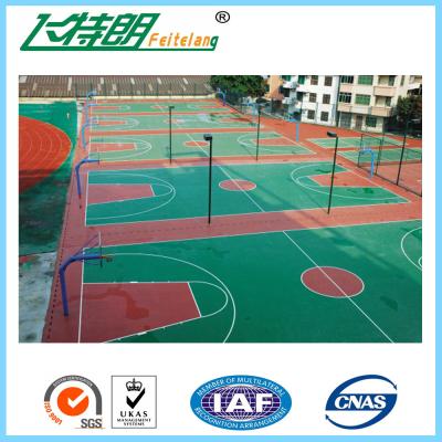 Cina Campo da pallacanestro all'aperto di pallavolo che pavimenta superficie Fadeless non tossica in vendita