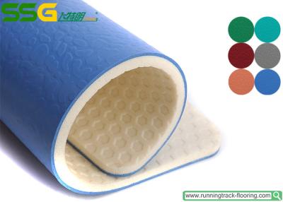 Cina Rivestimento per pavimenti del vinile del PVC di stile della gemma per i campi da badmintoni strato di usura di 1.2mm - 1,5 millimetri in vendita