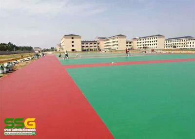 Cina Superficie verde, blu, rossa della corte di sport, superficie acrilica del campo da tennis in vendita