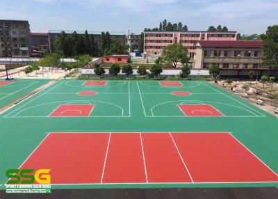 Cina Pittura variopinta della pavimentazione della corte di sport atletico per il campo da badminton/campo da pallacanestro in vendita