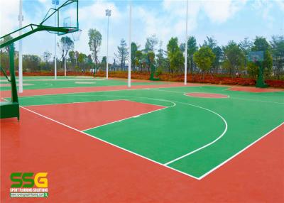 Cina Pittura multifunzionale del pavimento del poliuretano di volano della pavimentazione della superficie della corte di sport dell'unità di elaborazione del silicio in vendita