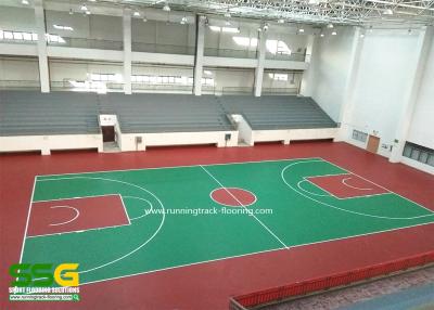Cina Pavimentazione esteriore di gomma materiale di sport della superficie della corte di sport di pallacanestro dell'unità di elaborazione del silicio in vendita