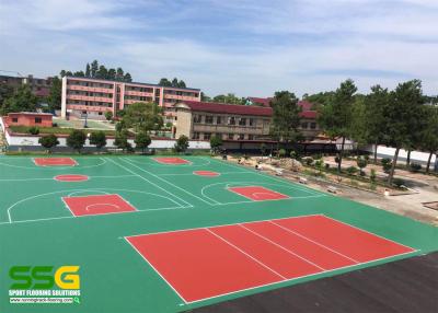Cina Pavimenti di Polyurethaning gommati pavimentando l'affioramento sintetico del campo da tennis delle superfici di sport in vendita