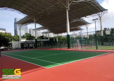 Cina La superficie impermeabile della corte di sport dell'unità di elaborazione del silicio per Badmintion dell'interno, gioco all'aperto sorge in vendita