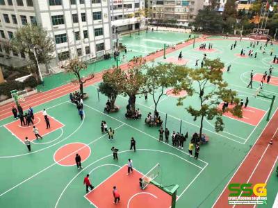 Cina Sport dell'unità di elaborazione del campo da pallacanestro che pavimentano il campo da badminton di tennis di pallavolo in vendita