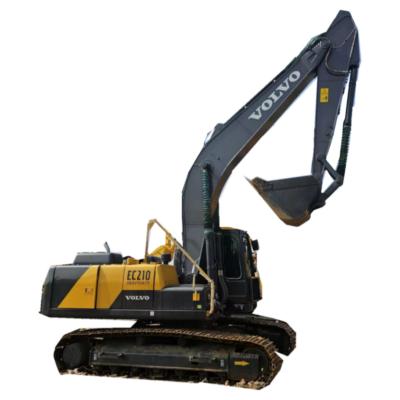 China Equipamento de escavadeira de uso médio Volvo Ec210 Escavadeira de segunda mão à venda