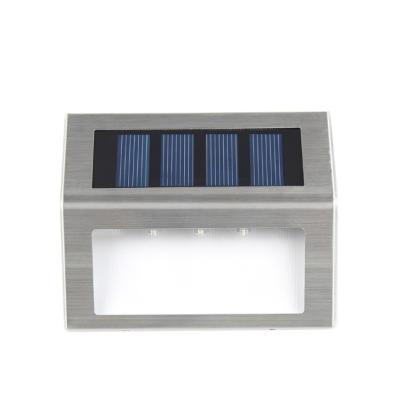 China Daylight Sensor Solar Stainless Steel LED Stair Light Solar Wall Light Solar Step Light for sale