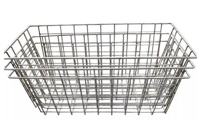 Cina Metallo Mesh Basket di picnic di stoccaggio della cucina del cesto metallico di acciaio inossidabile in vendita