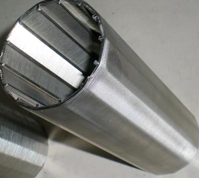 Cina 304Stainless Steel High Temperature Resistant Screen Pipe Johnson Tube Wedge Wire Screen Filter in vendita