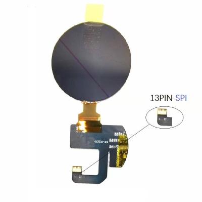 중국 1.3인치 AMOLED 디스플레이 모듈 400 Cd/M2 360*360 해상도 SPI 인터페이스 판매용
