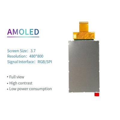 중국 3.7인치 AMOLED Oled 480X800 해상도 RGB/QSPI 인터페이스 250c/d 디스플레이 운전 IC TL2796 판매용