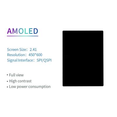 Chine 2.4 pouces AMOLED OLED Affichage 450x600 Résolution SPI/QSPI/MIPI Interface 750c/d Affichage IC de conduite RM690B0 à vendre
