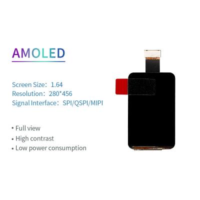 중국 1.64인치 AMOLED 올레드 디스플레이 240x536 해상도 SPI/QSPI/MIPI 350c/d 디스플레이 운전 IC SH8601 터치 Ic FT3168 판매용