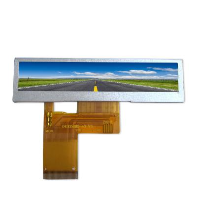China 3.8 pulgadas Módulo de pantalla TFT 480X76 Resolución 40 PINS Interfaz RGB Brillo 300c/D en venta