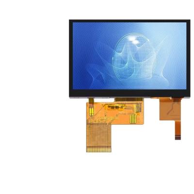 Китай Модуль дисплея TFT 4,3 дюйма с сенсорной панелью 480 * 272 разрешение 24 битов RGB интерфейс управления IC ST7 продается