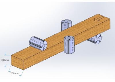Cina Macchina per la lavorazione del legno di legno del modellatore di profilo che funziona Width25 - risparmio energetico di 180mm in vendita