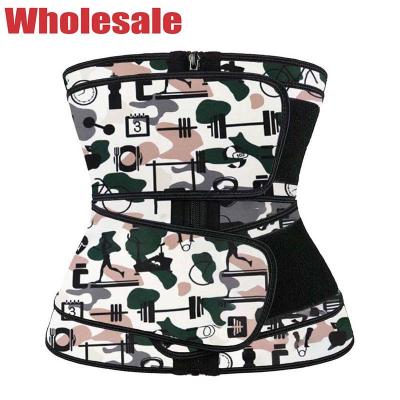 中国 YKKのジッパーのネオプレンのウエストのトレーナーのカムフラージュのウエストの薄くなるコルセット 販売のため