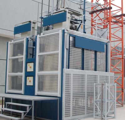 Cina Portone elettrico della gru C del materiale da costruzione di 2 gabbie per le costruzioni con CE in vendita