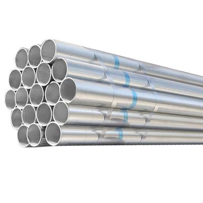 China Wear-Resistant Hot Rolled Galvanized Steel Tube Hollow Tube Manufacturer ERW Round Galvanized Steel Pipe for sale