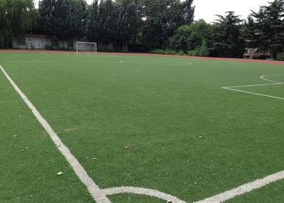 Cina erba di plastica falsa artificiale del sempreverde di 30mm per il campo di football americano di calcio in vendita