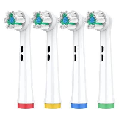 Dupont Nylon Bristle Sonic Electric Toothbrush Heads Replaceable With Pack 4Pcs