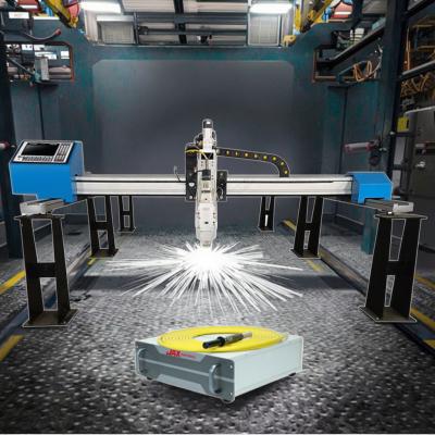 China Portable Small Metal CNC Fiber Laser Cutter Hiwin Guid Rail Supports Easy-to-Use Gantry Design Cypcut AI Dxf Cut Graphics for sale