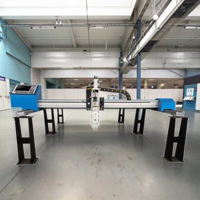 China Portable AutoCAD DXF Compatible Gantry Laser Cutting Machine 1500 3000mm CNC Plasma Cutter for Sheet Metal AI BMP Graphic Format for sale