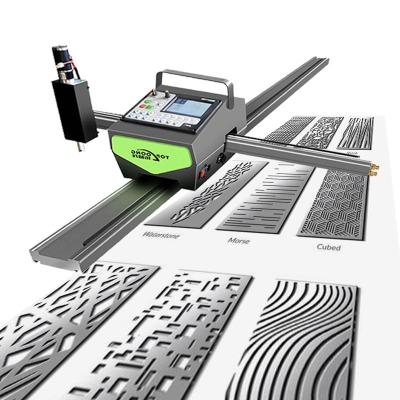 China Portable Plasma Cnc Cutter Machine Crossbow Pantografo USB Read 1530 1500 3000 DXF Files Cutting Nest Software Cut Equipment for sale
