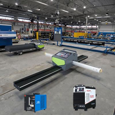 China Mini CNC Plasma Cutting Machine 1300-2500 mm Stainless Steel Stepper Motor Speed Control Gear Compatible Any Plasma Power Source for sale