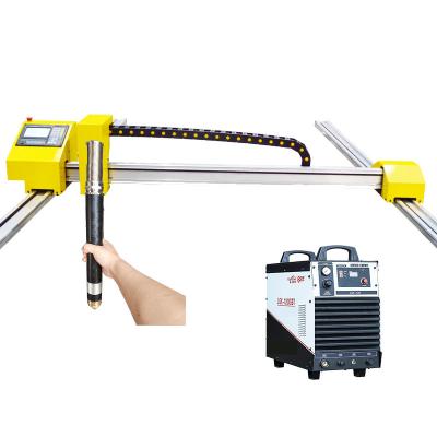 China Quality Gantry Plasma CNC Machine Built-in Shapes Library for Metal Art Craft Features Water Chiller Gas Gauge Torch New Motor for sale